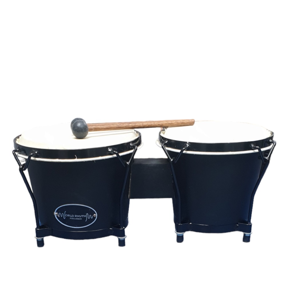 Pre-owned World Rhythm Beginners Bongo Drums - Own4Less